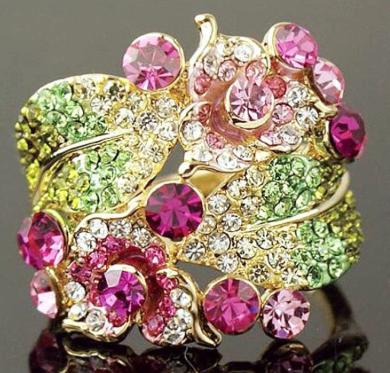 Thompson Luxury Ring "Fleur" – Thompson Luxury Bags